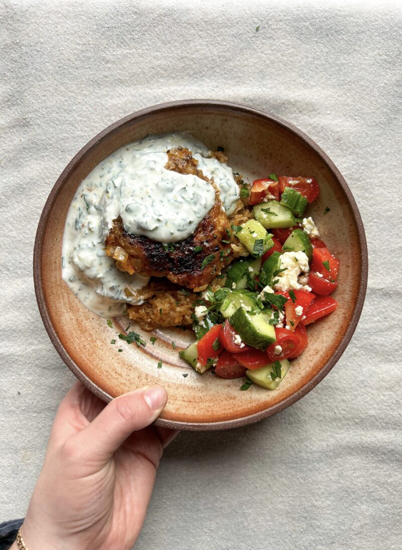Chicken and Rice Bowls with Creamy Garlic Sauce – For the Love of Dinner